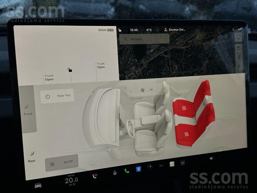 Белый Тесла Модель 3 2025 в Рига, объемом двигателя 0.00 л и пробегом 10 тыс. км за 66720 €, фото 13 на AUTOMOTO.COM.LV