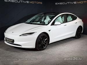Balts Tesla Model 3 2025 Tallina, ar dzinēja tilpumu 0.00 L un nobraukumu 43 tūkst. km par 35990 €, foto 1 vietnē AUTOMOTO.COM.LV