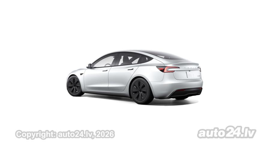 White Tesla Model 3 2026 in Riga, with an engine capacity of 0.00 L and mileage of 600 thousand km for 49970 €, photo 3 on AUTOMOTO.COM.LV