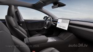 White Tesla Model 3 2026 in Riga, with an engine capacity of 0.00 L and mileage of 600 thousand km for 49970 €, photo 4 on AUTOMOTO.COM.LV