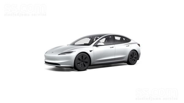 Balts Tesla Model 3 2026 Rīga, ar dzinēja tilpumu 0.00 L un nobraukumu 0 tūkst. km par 49970 €, foto 1 vietnē AUTOMOTO.COM.LV