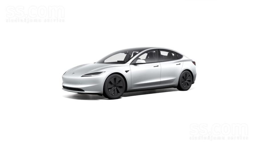 Balts Tesla Model 3 2026 Rīga, ar dzinēja tilpumu 0.00 L un nobraukumu 0 tūkst. km par 49970 €, foto 1 vietnē AUTOMOTO.COM.LV