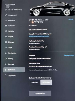 Melns Tesla Model S 2016 Kauņa, ar dzinēja tilpumu 0.00 L un nobraukumu 182 tūkst. km par 16849 €, foto 11 vietnē AUTOMOTO.COM.LV