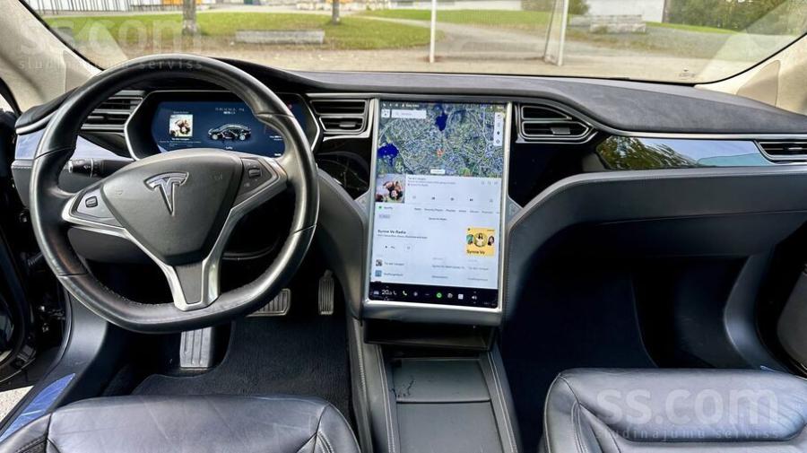 Melns Tesla Model S 2016 Rīga, ar dzinēja tilpumu 0.00 L un nobraukumu 16 tūkst. km par 15777 €, foto 6 vietnē AUTOMOTO.COM.LV