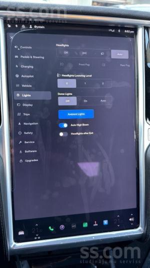 Melns Tesla Model S 2016 Rīga, ar dzinēja tilpumu 0.00 L un nobraukumu 16 tūkst. km par 15777 €, foto 10 vietnē AUTOMOTO.COM.LV
