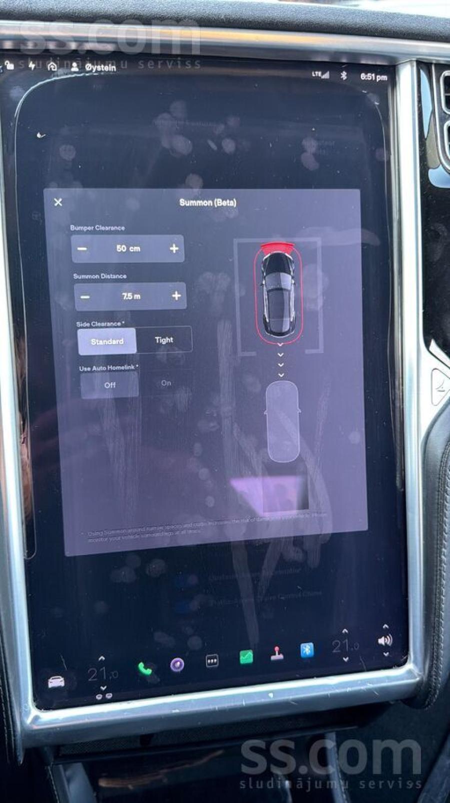 Melns Tesla Model S 2016 Rīga, ar dzinēja tilpumu 0.00 L un nobraukumu 16 tūkst. km par 15777 €, foto 12 vietnē AUTOMOTO.COM.LV