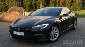 Black Tesla Model S 2017 in Riga, with an engine capacity of 0.00 L and mileage of 147 thousand km for 17200 €, photo  on AUTOMOTO.COM.LV