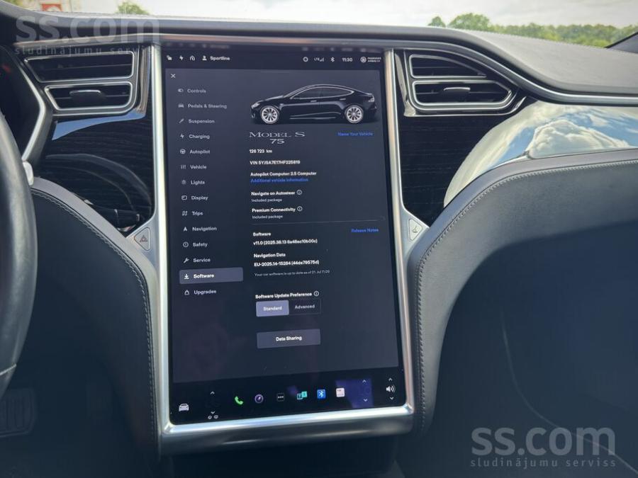 Melns Tesla Model S 2017 Jelgava, ar dzinēja tilpumu 0.00 L un nobraukumu 0 tūkst. km par 21750 €, foto 17 vietnē AUTOMOTO.COM.LV