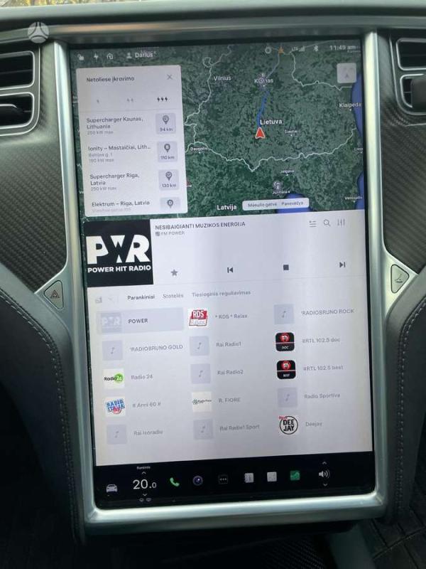 Melns Tesla Model S 2018 Panevēža, ar dzinēja tilpumu 0.00 L un nobraukumu 301 tūkst. km par 22500 €, foto 11 vietnē AUTOMOTO.COM.LV