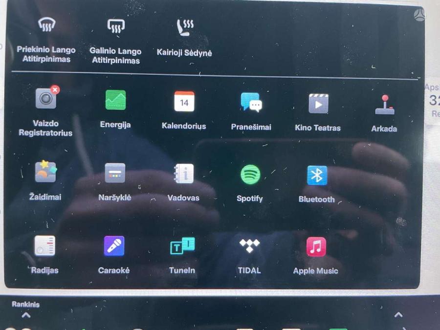 Черный Тесла Модель С 2018 в Паневежис, объемом двигателя 0.00 л и пробегом 301 тыс. км за 22500 €, фото 13 на AUTOMOTO.COM.LV