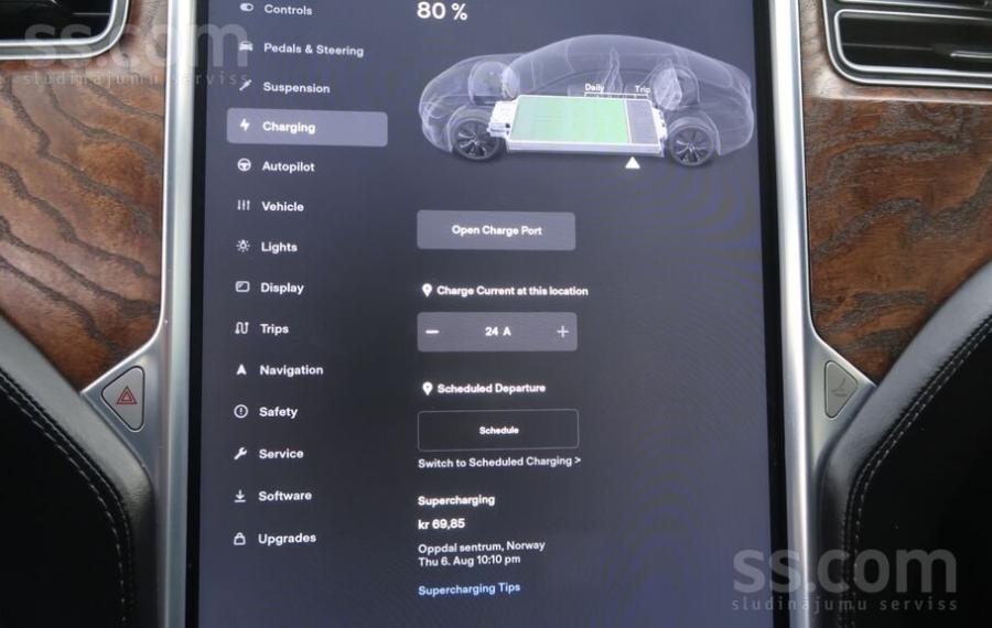 Melns Tesla Model S 2018 Rīga, ar dzinēja tilpumu 0.00 L un nobraukumu 213 tūkst. km par 20150 €, foto 15 vietnē AUTOMOTO.COM.LV