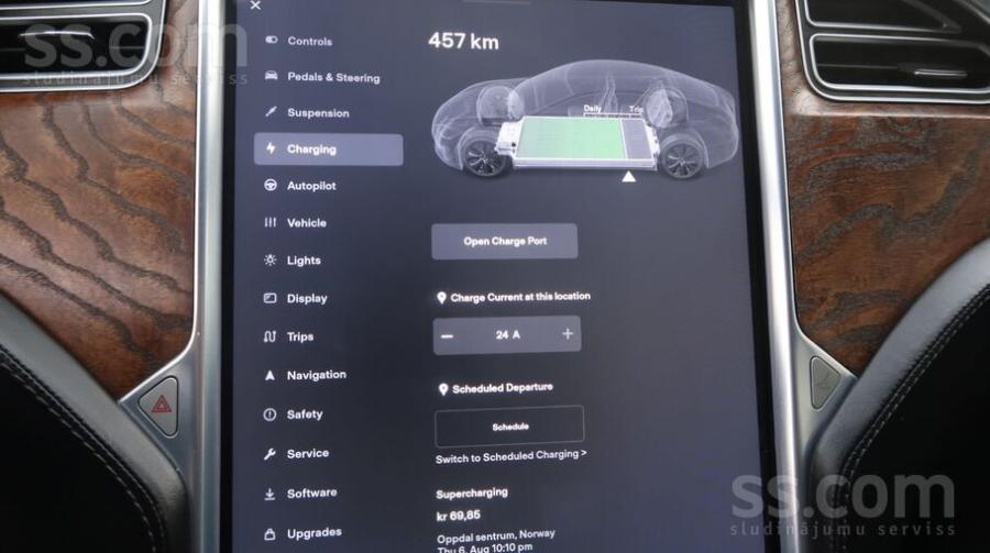 Melns Tesla Model S 2018 Rīga, ar dzinēja tilpumu 0.00 L un nobraukumu 213 tūkst. km par 20150 €, foto 16 vietnē AUTOMOTO.COM.LV