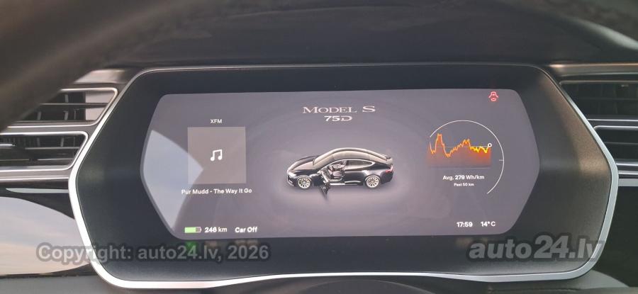 Melns Tesla Model S 2018 Tartu, ar dzinēja tilpumu 0.00 L un nobraukumu 122 tūkst. km par 23390 €, foto 10 vietnē AUTOMOTO.COM.LV