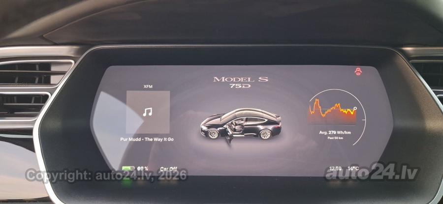 Melns Tesla Model S 2018 Tartu, ar dzinēja tilpumu 0.00 L un nobraukumu 122 tūkst. km par 23390 €, foto 11 vietnē AUTOMOTO.COM.LV