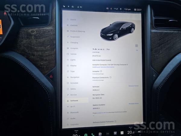 Black Tesla Model S 2019 in Riga, with an engine capacity of 0.00 L and mileage of 211 thousand km for 26500 €, photo 10 on AUTOMOTO.COM.LV
