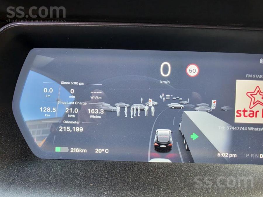 Черный Тесла Модель С 2019 в Рига, объемом двигателя 0.00 л и пробегом 220 тыс. км за 24900 €, фото 12 на AUTOMOTO.COM.LV