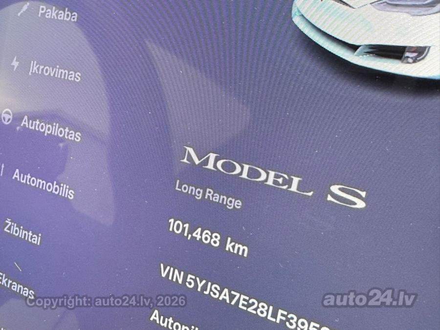 Black Tesla Model S 2020 in Tallinn, with an engine capacity of 0.00 L and mileage of 101 thousand km for 34900 €, photo 23 on AUTOMOTO.COM.LV
