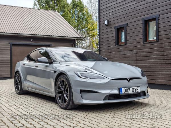 Melns Tesla Model S 2022 Tallina, ar dzinēja tilpumu 0.00 L un nobraukumu 40 tūkst. km par 87000 €, foto 1 vietnē AUTOMOTO.COM.LV