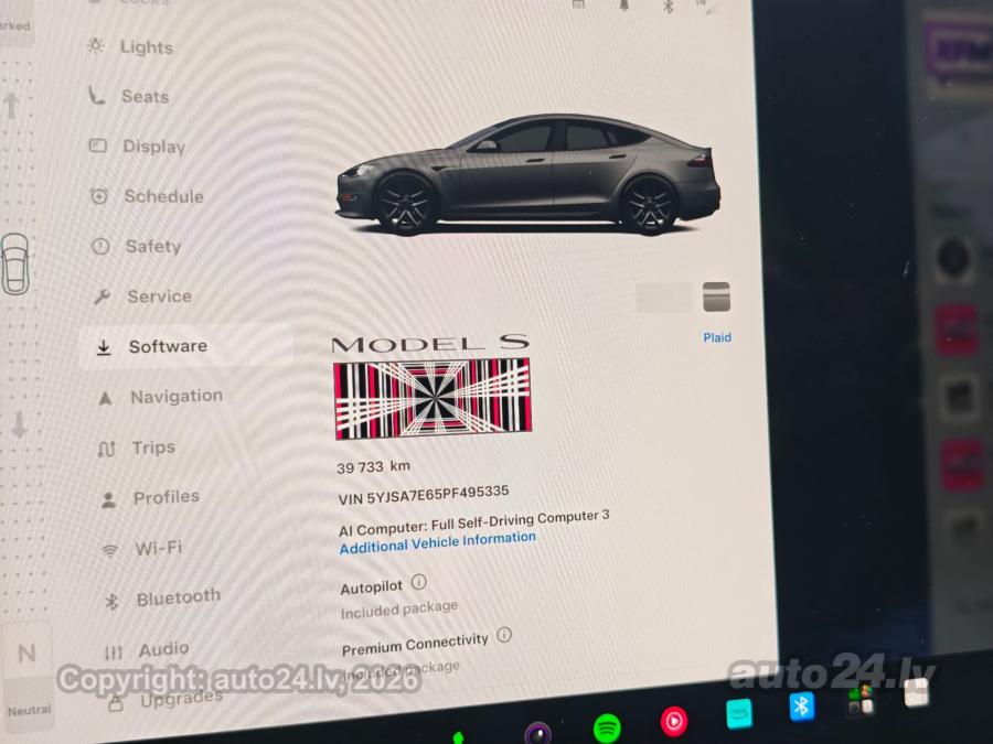 Melns Tesla Model S 2022 Tallina, ar dzinēja tilpumu 0.00 L un nobraukumu 40 tūkst. km par 87000 €, foto 12 vietnē AUTOMOTO.COM.LV