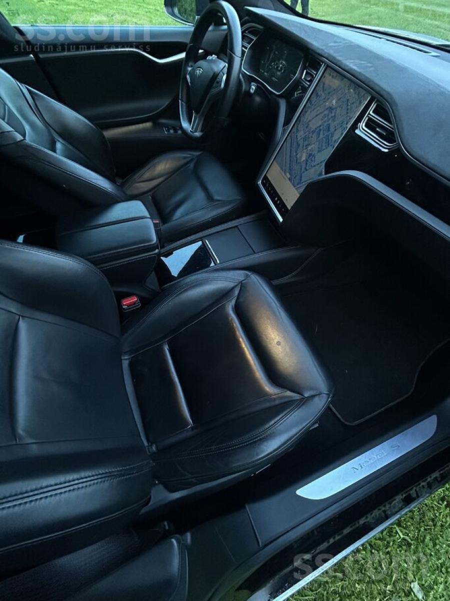 Melns Tesla Model S 2015 Jelgava, ar dzinēja tilpumu 0.00 L un nobraukumu 194 tūkst. km par 189000 €, foto 6 vietnē AUTOMOTO.COM.LV