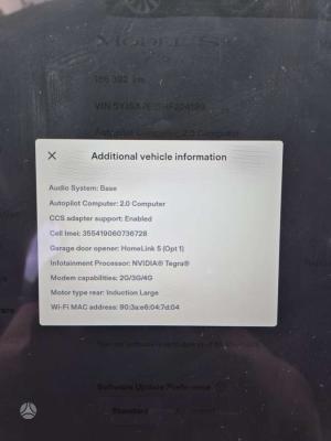 Melns Tesla Model S 2017 Kauņa, ar dzinēja tilpumu 0.00 L un nobraukumu 186 tūkst. km par 15999 €, foto 21 vietnē AUTOMOTO.COM.LV