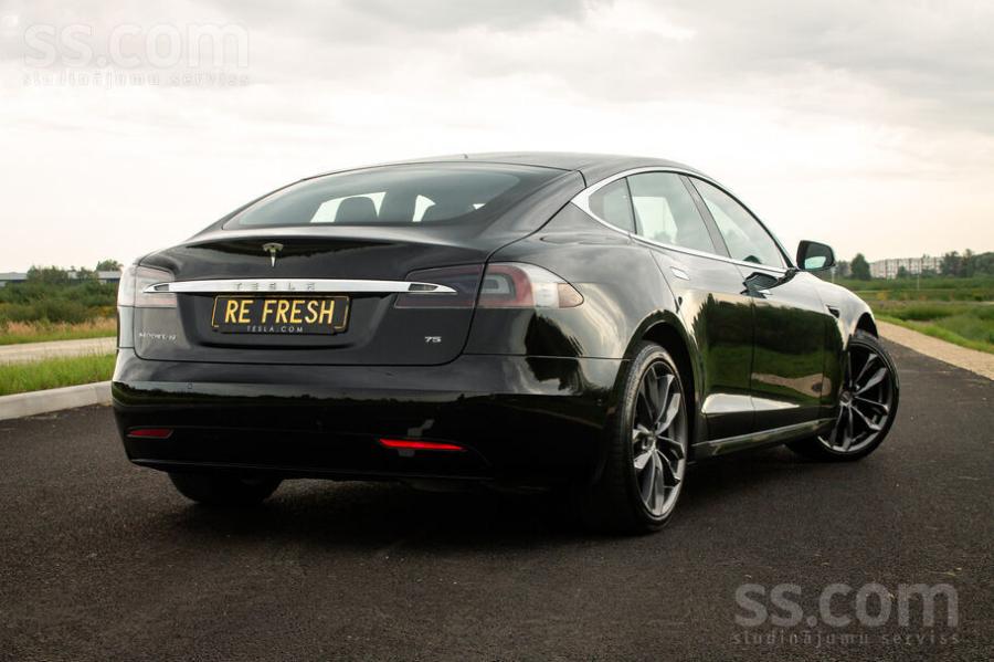 Melns Tesla Model S 2017 Jelgava, ar dzinēja tilpumu 0.00 L un nobraukumu 234 tūkst. km par 17100 €, foto 7 vietnē AUTOMOTO.COM.LV