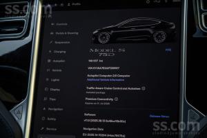 Black Tesla Model S 2018 in Jelgava, with an engine capacity of 0.00 L and mileage of 148 thousand km for 18900 €, photo 16 on AUTOMOTO.COM.LV
