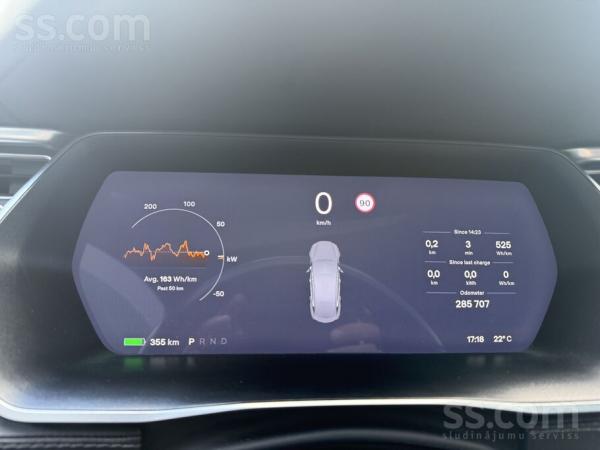 Melns Tesla Model S 2018 Rīga, ar dzinēja tilpumu 0.00 L un nobraukumu 290 tūkst. km par 16250 €, foto 3 vietnē AUTOMOTO.COM.LV
