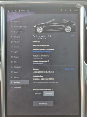 Melns Tesla Model S 2018 Kauņa, ar dzinēja tilpumu 0.00 L un nobraukumu 174 tūkst. km par 17999 €, foto 25 vietnē AUTOMOTO.COM.LV