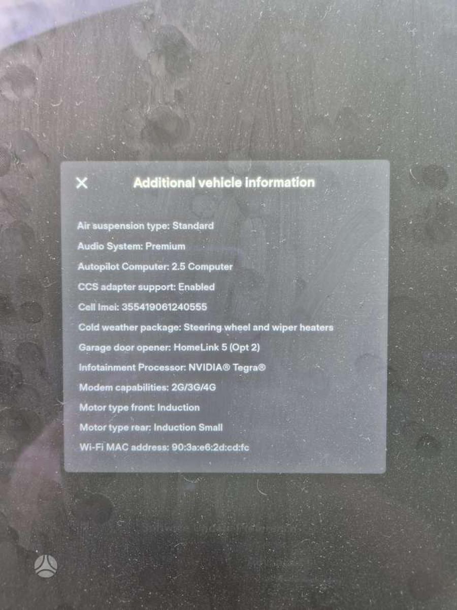 Melns Tesla Model S 2018 Kauņa, ar dzinēja tilpumu 0.00 L un nobraukumu 174 tūkst. km par 17999 €, foto 26 vietnē AUTOMOTO.COM.LV