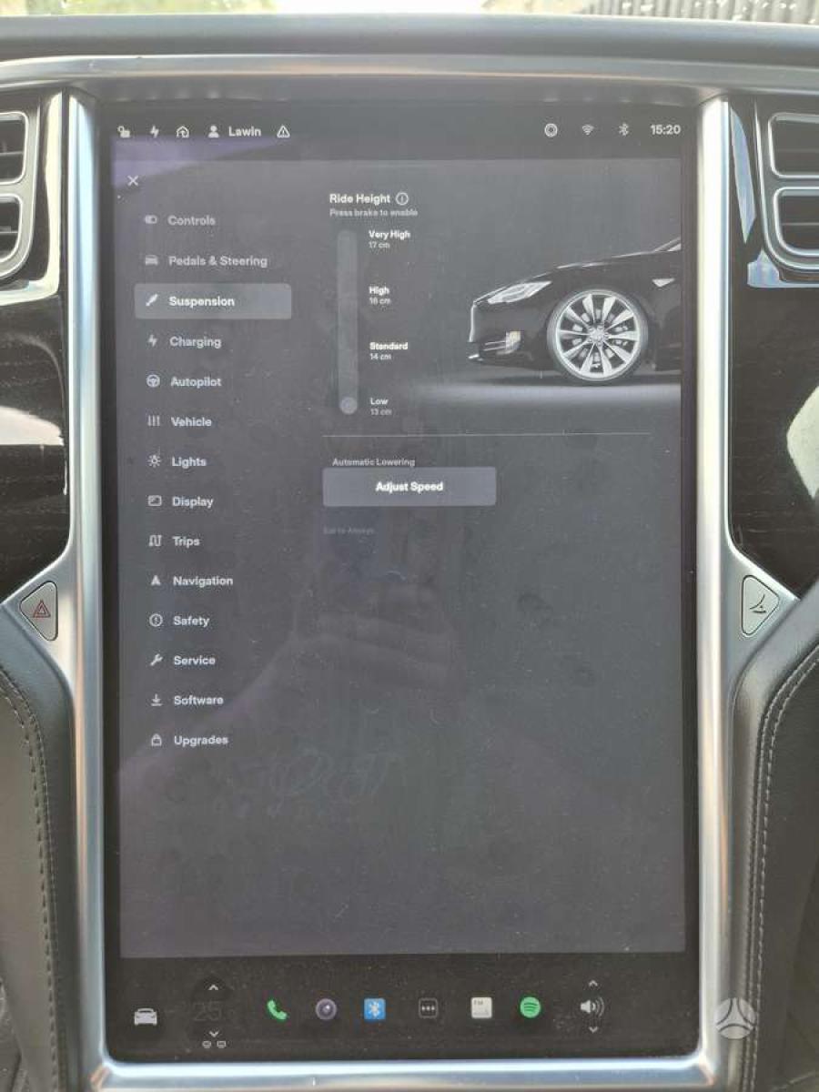 Melns Tesla Model S 2018 Kauņa, ar dzinēja tilpumu 0.00 L un nobraukumu 174 tūkst. km par 17999 €, foto 27 vietnē AUTOMOTO.COM.LV
