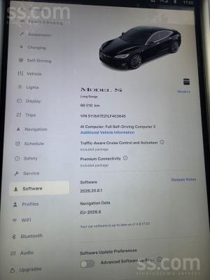 Black Tesla Model S 2020 in Riga, with an engine capacity of 0.00 L and mileage of 67 thousand km for 34034 €, photo 11 on AUTOMOTO.COM.LV