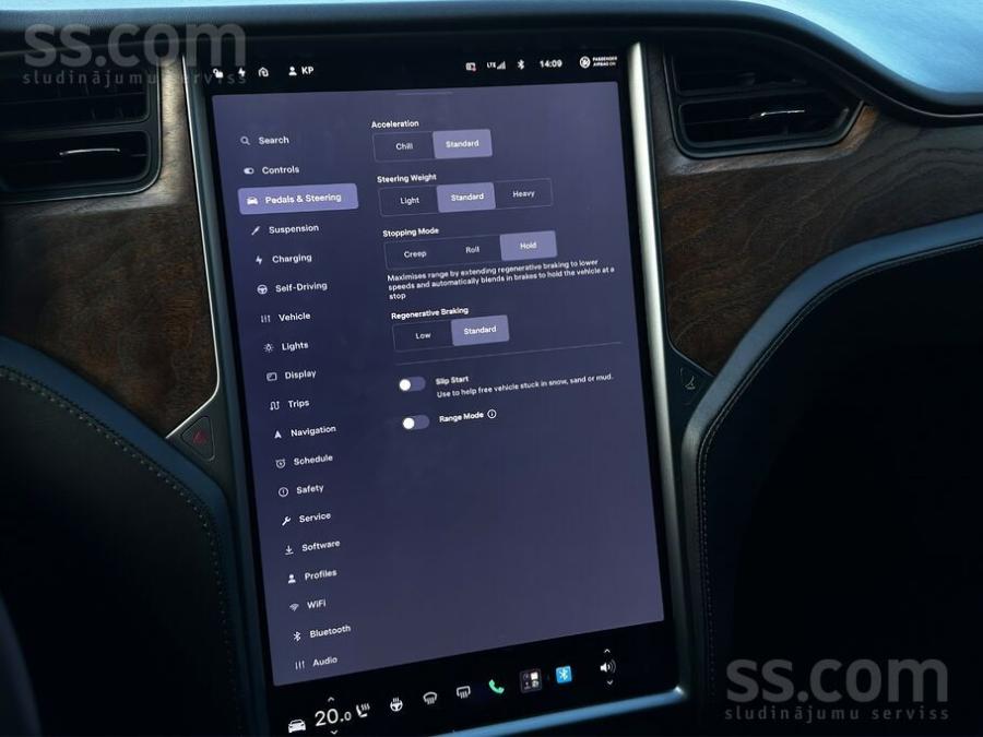 Melns Tesla Model S 2020 Rīga, ar dzinēja tilpumu 0.00 L un nobraukumu 70 tūkst. km par 34870 €, foto 11 vietnē AUTOMOTO.COM.LV