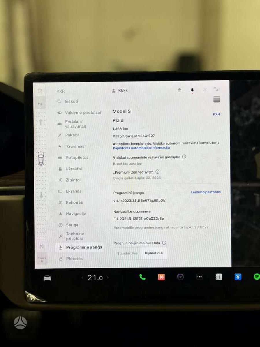 Melns Tesla Model S 2021 Viļņa, ar dzinēja tilpumu 0.00 L un nobraukumu 25 tūkst. km par 69999 €, foto 30 vietnē AUTOMOTO.COM.LV
