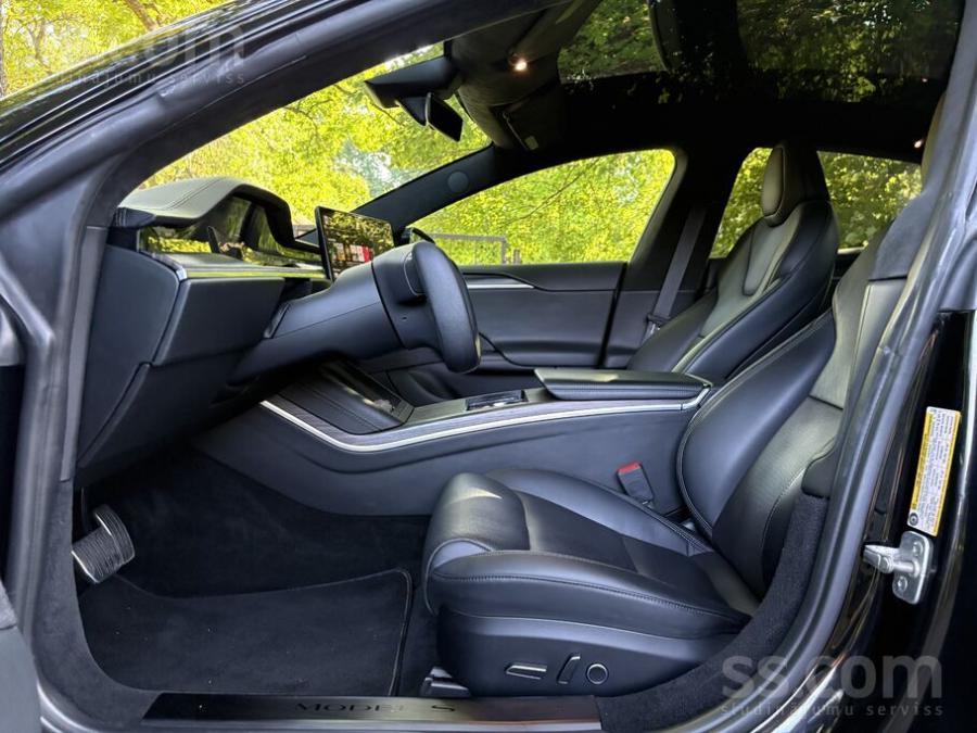 Melns Tesla Model S 2022 Rīga, ar dzinēja tilpumu 0.00 L un nobraukumu 75 tūkst. km par 48000 €, foto 9 vietnē AUTOMOTO.COM.LV
