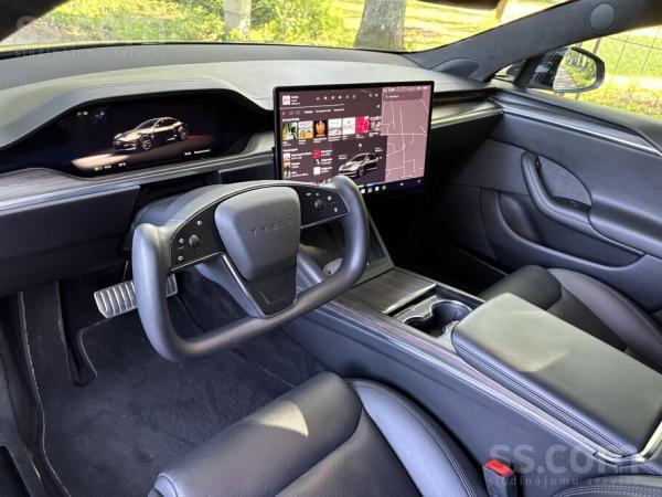 Melns Tesla Model S 2022 Rīga, ar dzinēja tilpumu 0.00 L un nobraukumu 75 tūkst. km par 48000 €, foto 10 vietnē AUTOMOTO.COM.LV
