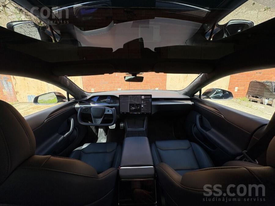 Melns Tesla Model S 2022 Rīga, ar dzinēja tilpumu 0.00 L un nobraukumu 75 tūkst. km par 48000 €, foto 17 vietnē AUTOMOTO.COM.LV