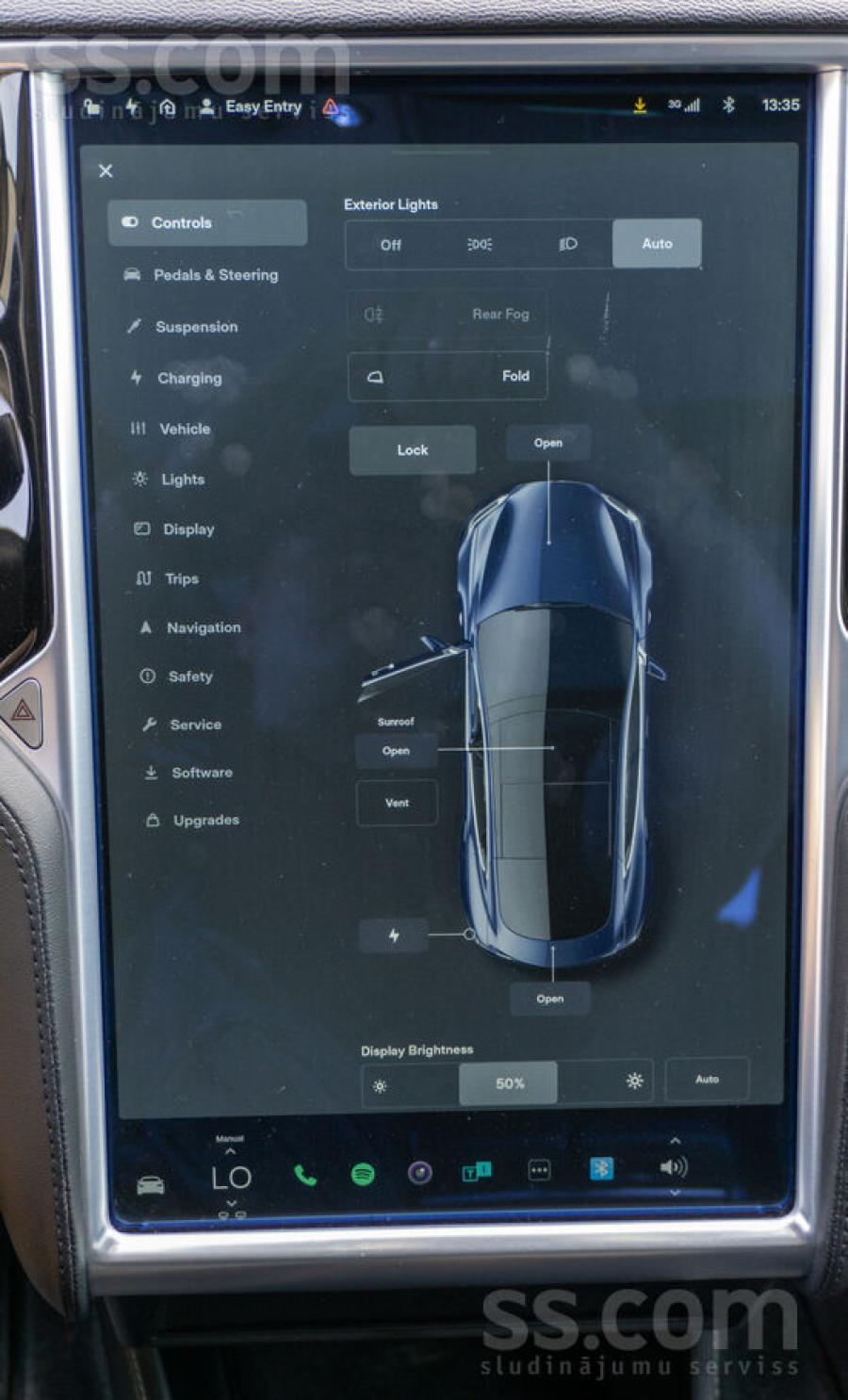 Синий Тесла Модель С 2014 в Рига, объемом двигателя 0.00 л и пробегом 0 тыс. км за 18900 €, фото 16 на AUTOMOTO.COM.LV