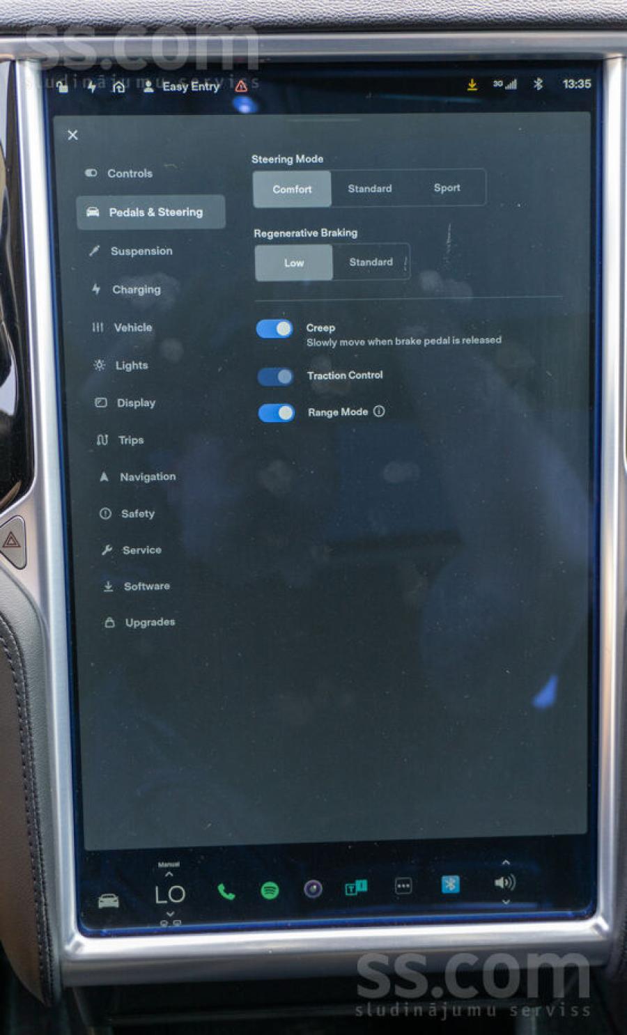 Синий Тесла Модель С 2014 в Рига, объемом двигателя 0.00 л и пробегом 0 тыс. км за 18900 €, фото 17 на AUTOMOTO.COM.LV