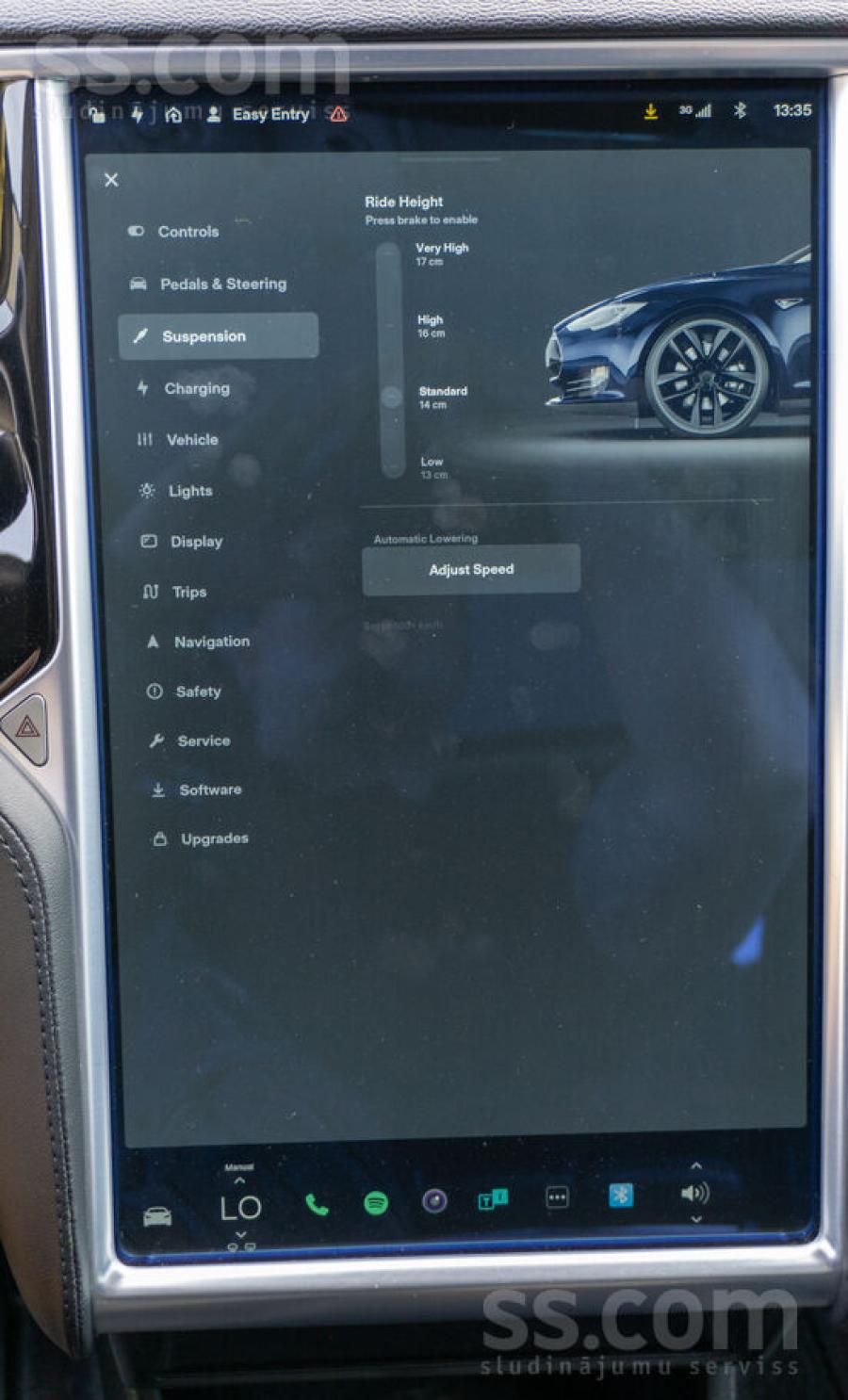 Синий Тесла Модель С 2014 в Рига, объемом двигателя 0.00 л и пробегом 0 тыс. км за 18900 €, фото 18 на AUTOMOTO.COM.LV