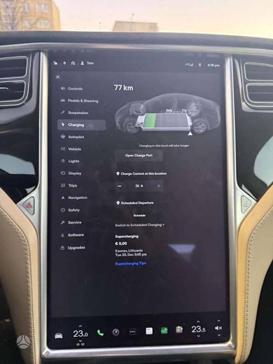 Zils Tesla Model S 2015 Kauņa, ar dzinēja tilpumu 0.00 L un nobraukumu 243 tūkst. km par 15300 €, foto 8 vietnē AUTOMOTO.COM.LV