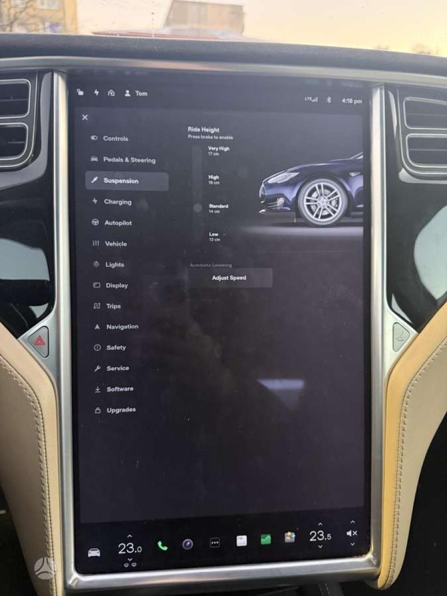 Zils Tesla Model S 2015 Kauņa, ar dzinēja tilpumu 0.00 L un nobraukumu 243 tūkst. km par 15300 €, foto 9 vietnē AUTOMOTO.COM.LV