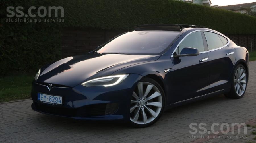 Синий Тесла Модель С 2016 в Рига, объемом двигателя 0.00 л и пробегом 195 тыс. км за 16650 €, фото 1 на AUTOMOTO.COM.LV