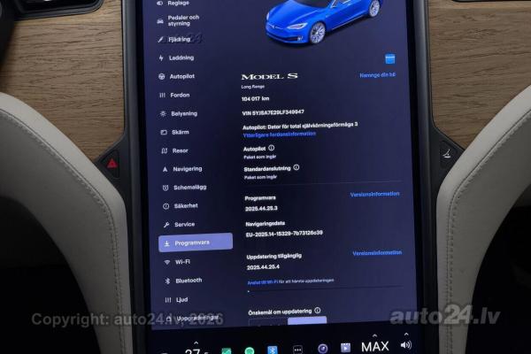Zils Tesla Model S 2019 Tallina, ar dzinēja tilpumu 0.00 L un nobraukumu 105 tūkst. km par 33000 €, foto 11 vietnē AUTOMOTO.COM.LV