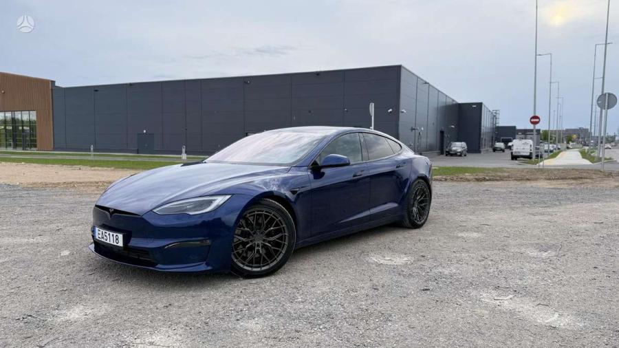 Zils Tesla Model S 2022 Kauņa, ar dzinēja tilpumu 0.00 L un nobraukumu 15 tūkst. km par 43000 €, foto 2 vietnē AUTOMOTO.COM.LV