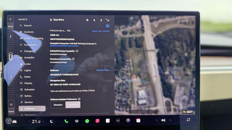 Zils Tesla Model S 2022 Kauņa, ar dzinēja tilpumu 0.00 L un nobraukumu 15 tūkst. km par 43000 €, foto 7 vietnē AUTOMOTO.COM.LV