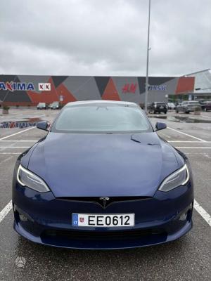 Blue Tesla Model S 2024 in Kaunas, with an engine capacity of 0.00 L and mileage of 30 thousand km for 53500 €, photo 10 on AUTOMOTO.COM.LV