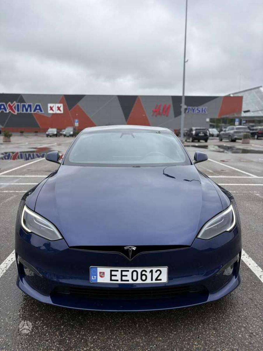 Blue Tesla Model S 2024 in Kaunas, with an engine capacity of 0.00 L and mileage of 30 thousand km for 53500 €, photo 10 on AUTOMOTO.COM.LV