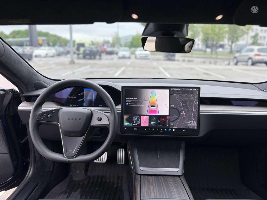 Blue Tesla Model S 2024 in Kaunas, with an engine capacity of 0.00 L and mileage of 30 thousand km for 53500 €, photo 21 on AUTOMOTO.COM.LV