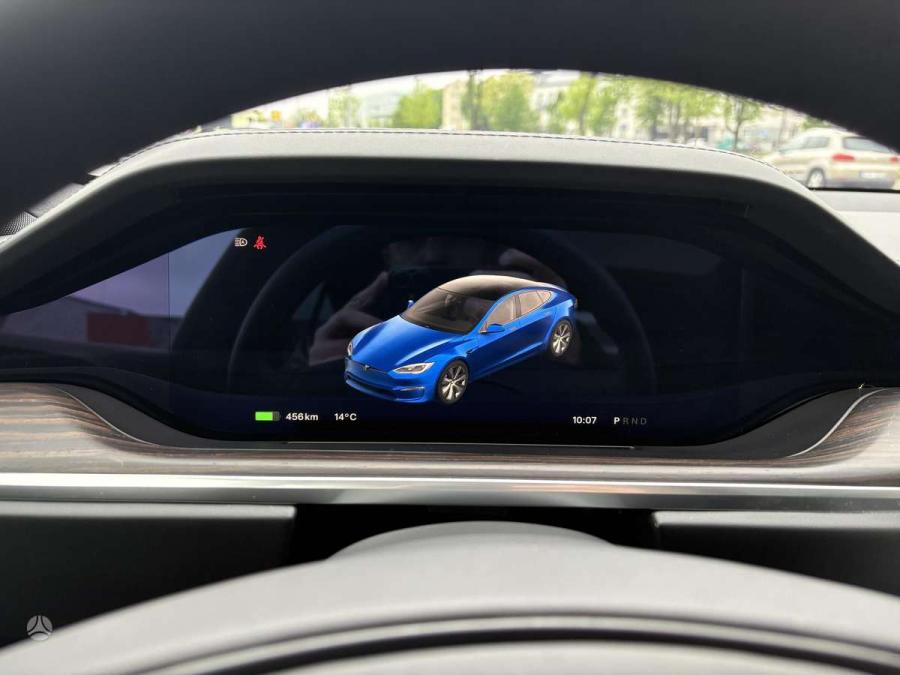 Blue Tesla Model S 2024 in Kaunas, with an engine capacity of 0.00 L and mileage of 30 thousand km for 53500 €, photo 23 on AUTOMOTO.COM.LV